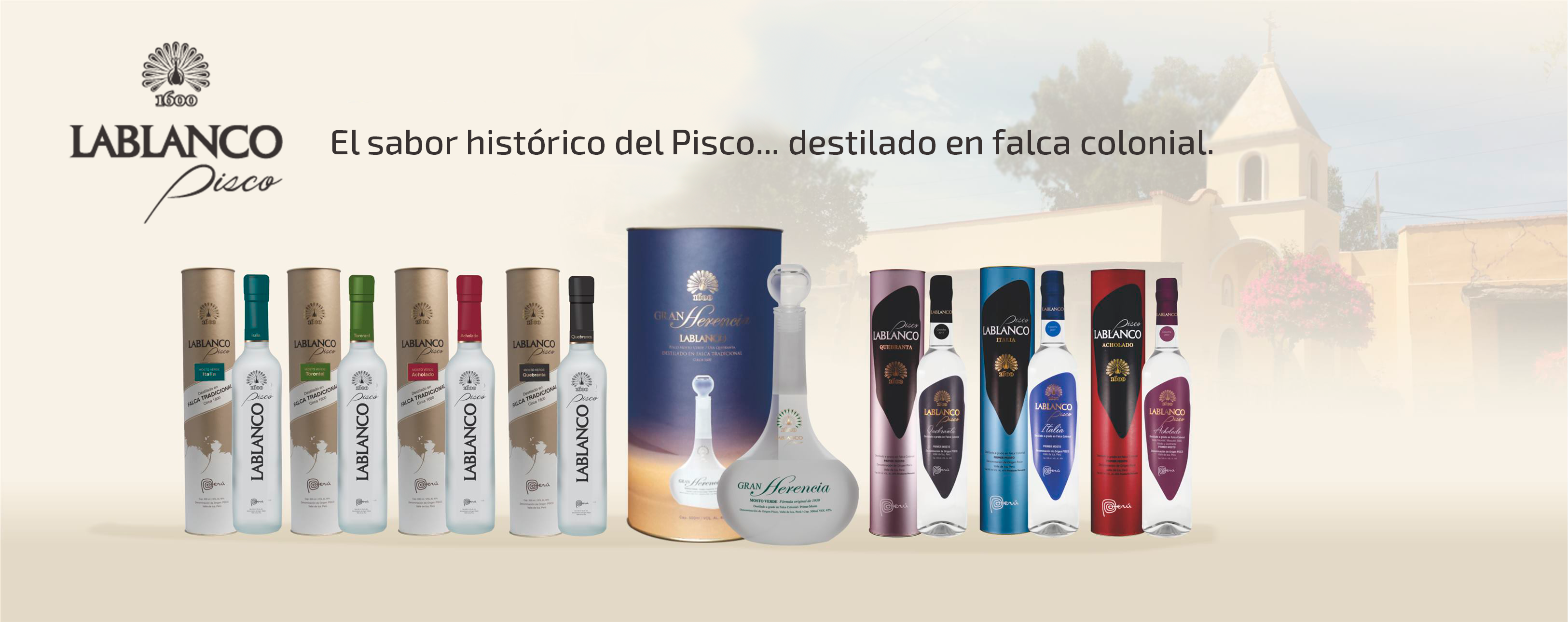 Pisco lablanco | Desde 1600 VERDADERA LEYENDA